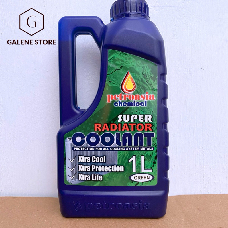 Jual PETROASIA SUPER RADIATOR COOLANT 1L AIR RADIATOR HIJAU | Shopee Indonesia