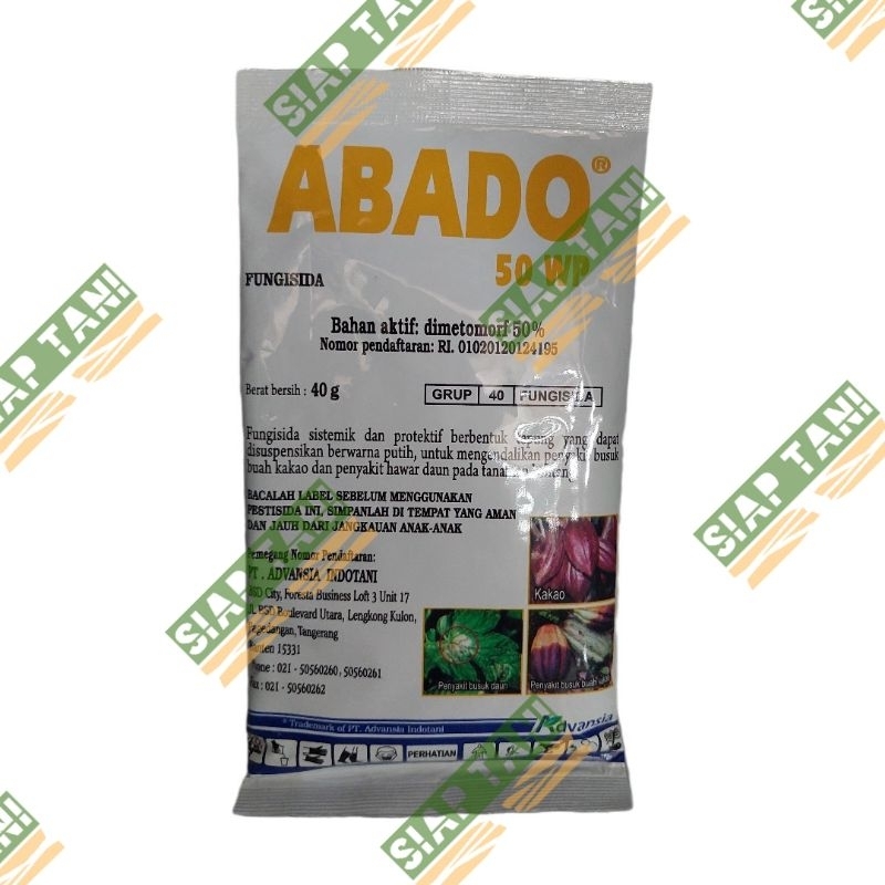 Jual FUNGISIDA ABADO 50 WP 40 GR | Shopee Indonesia