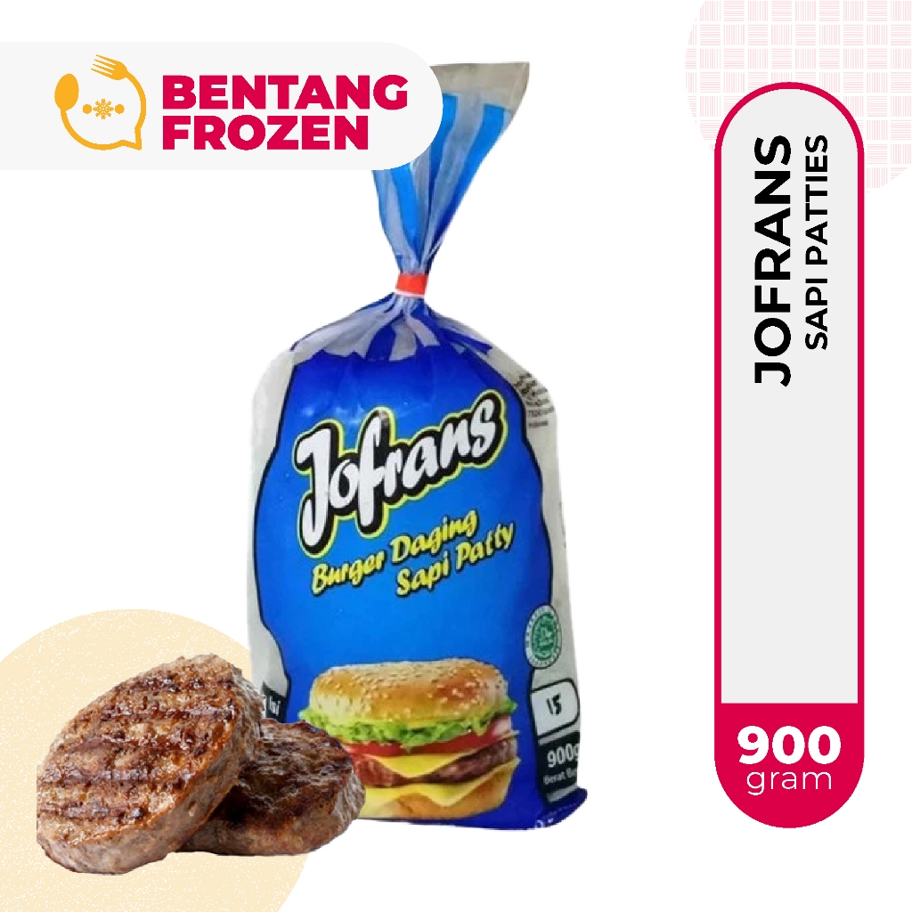 Jual Jofrans Beef Patties 900gr Isi 15 / Daging Isian Burger / Beef ...