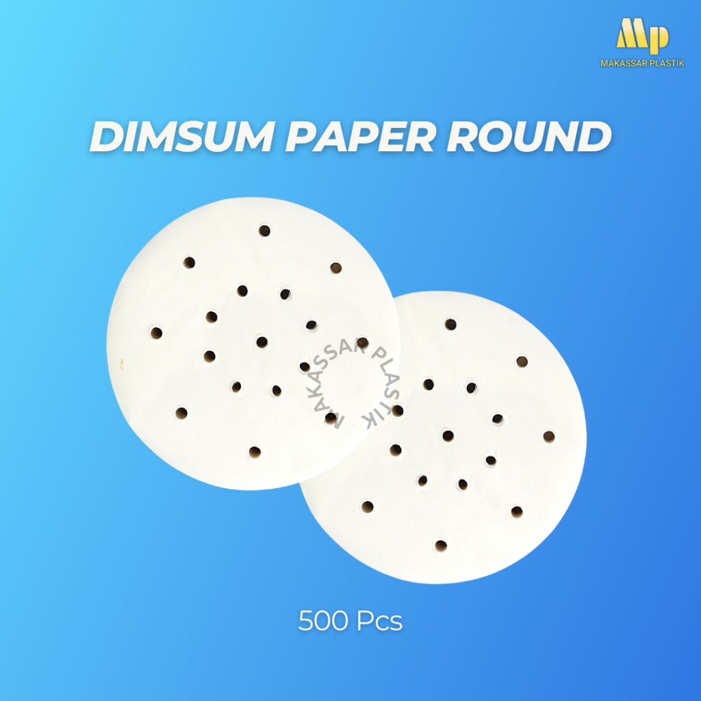 Jual DIMSUM PAPER ROUND / KERTAS DIMSUM / DIMSUM PAPER DP ROUND @500 ...