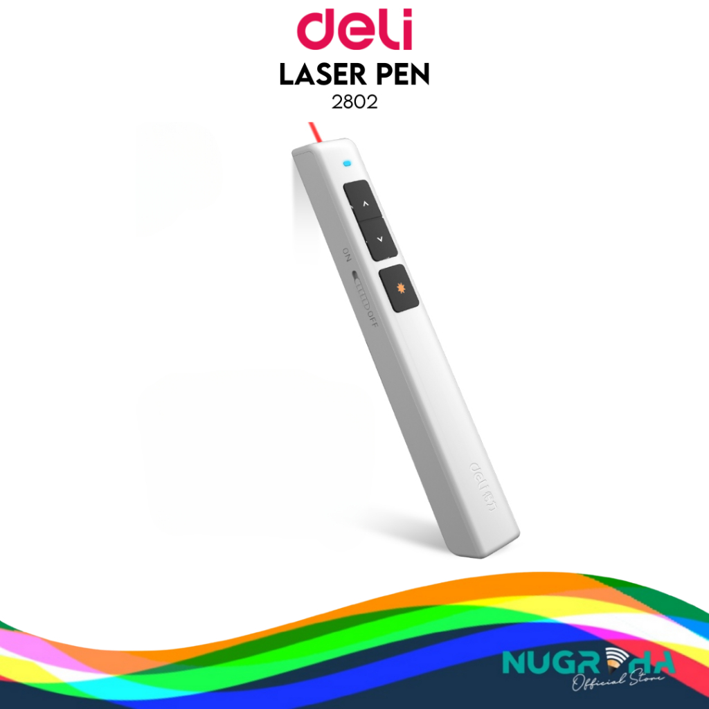 Jual Deli 2802 Laser Pointer + Presenter Wireless USB Pen Laser ...