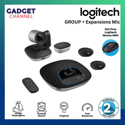 Jual Webcam Logitech Group Conference With Expansions Mic Group ...