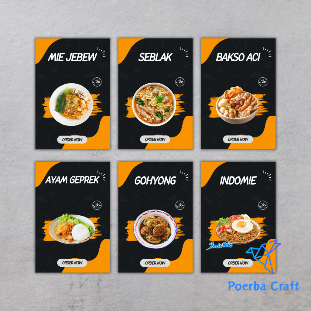 Jual Poerba Craft Hiasan Dinding Dekorasi Poster Kayu Poster Rumah Makan Cafe Restoran Sticker ...