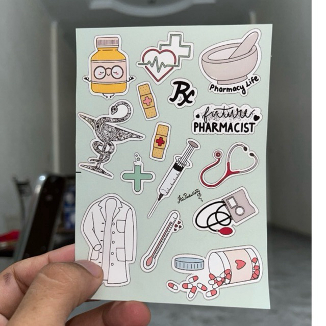 Jual Stiker Tahan Air Farmasi Pharmacist Pharmacy Mahasiswa Kesehatan ...