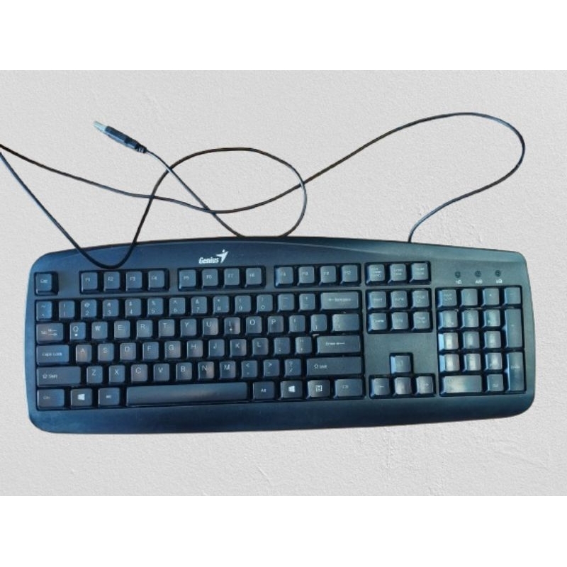 Jual PL Keyboard Komputer USB Genius Second | Shopee Indonesia