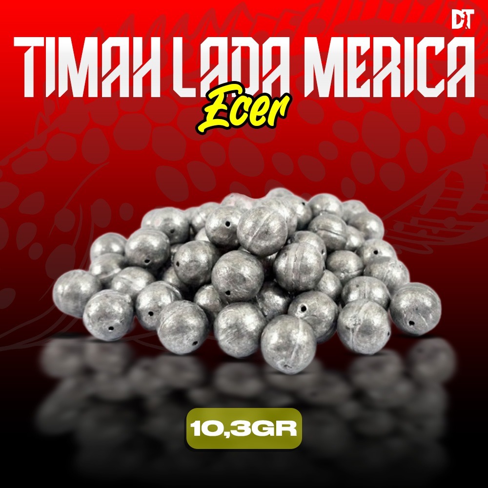 Jual Murah Timah Pancing Merica Timah Lada Pemberat Timah Mancing Bulat ...