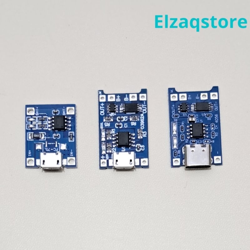 Jual TP4056 Modul Charger Baterai Litium 18650 1A Auto Cut Off ...