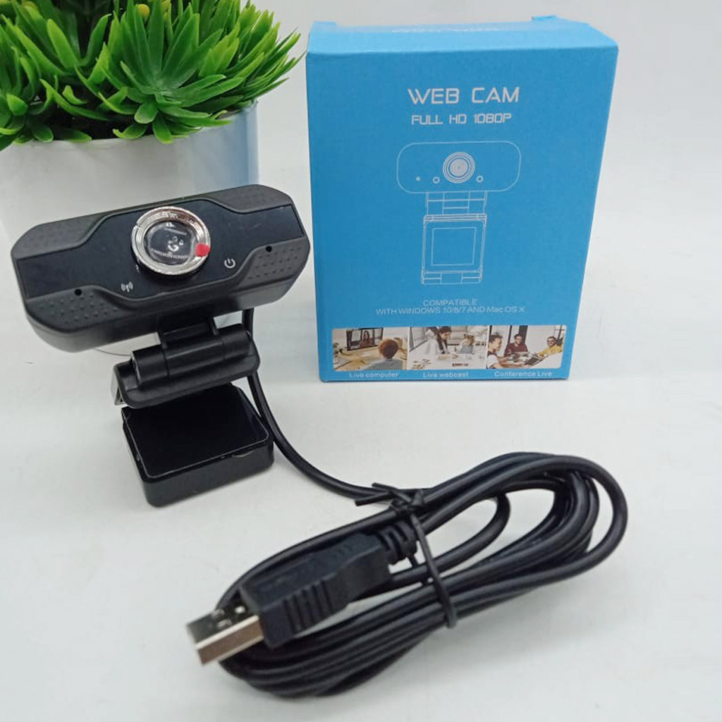 Jual V8 Full Hd Webcam 1080P With Microphone Web cam FULL HD 1080 P ...