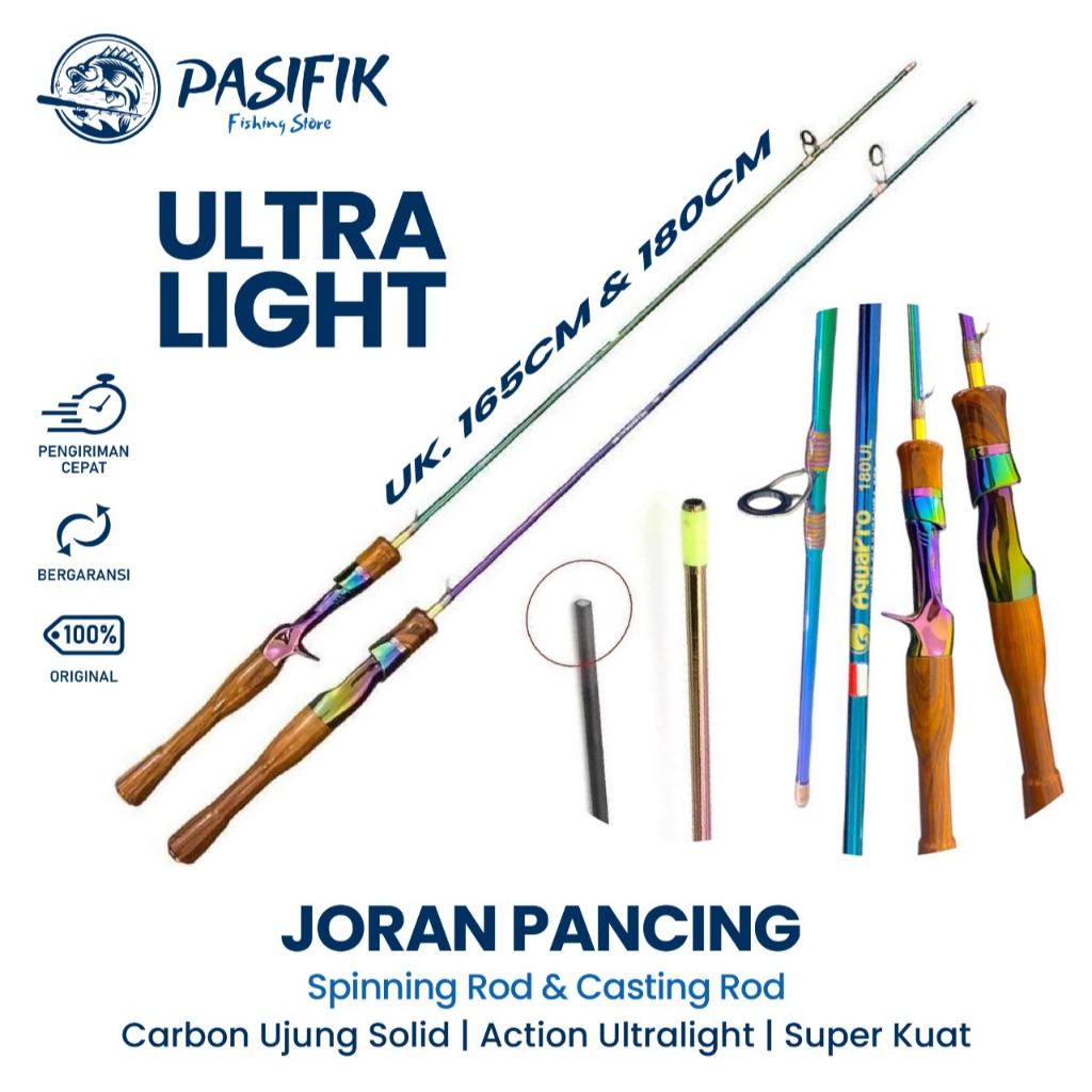 Jual Pusat Alat Pancing - Joran Pancing Ultralight 1.65M 1.80M Joran ...