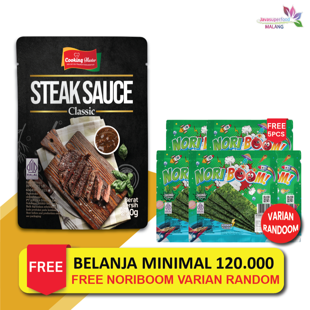 Jual Cooking Master/ Steak Sauce/ Saus Steak/ Sauce Steak Halal 250g ...