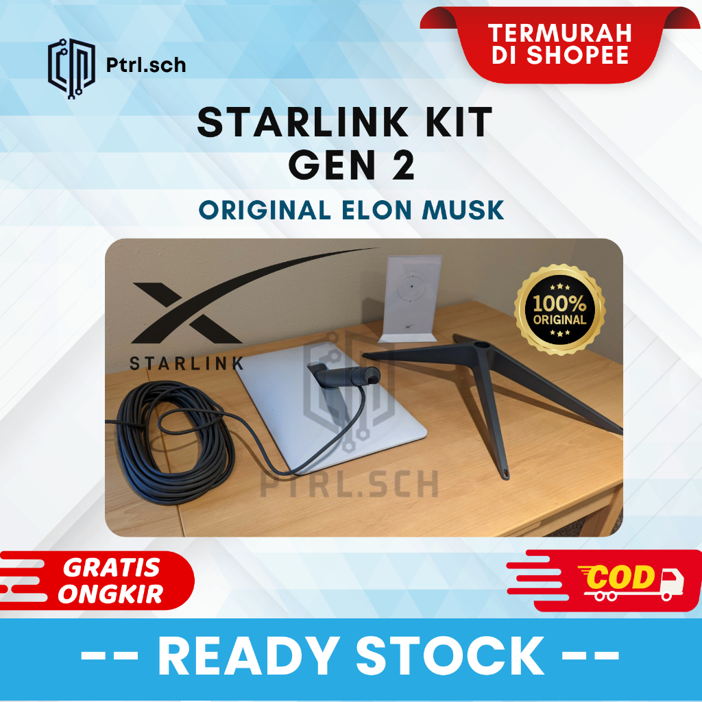 Jual Starlink Kit Gen 2 Standard Wifi Internet Satelit Portabel ...