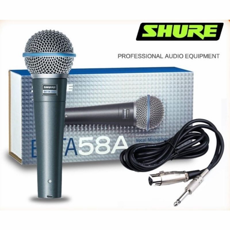 Jual Microphone Cable Shure Beta-58A / Beta 58A +Cable | Shopee Indonesia