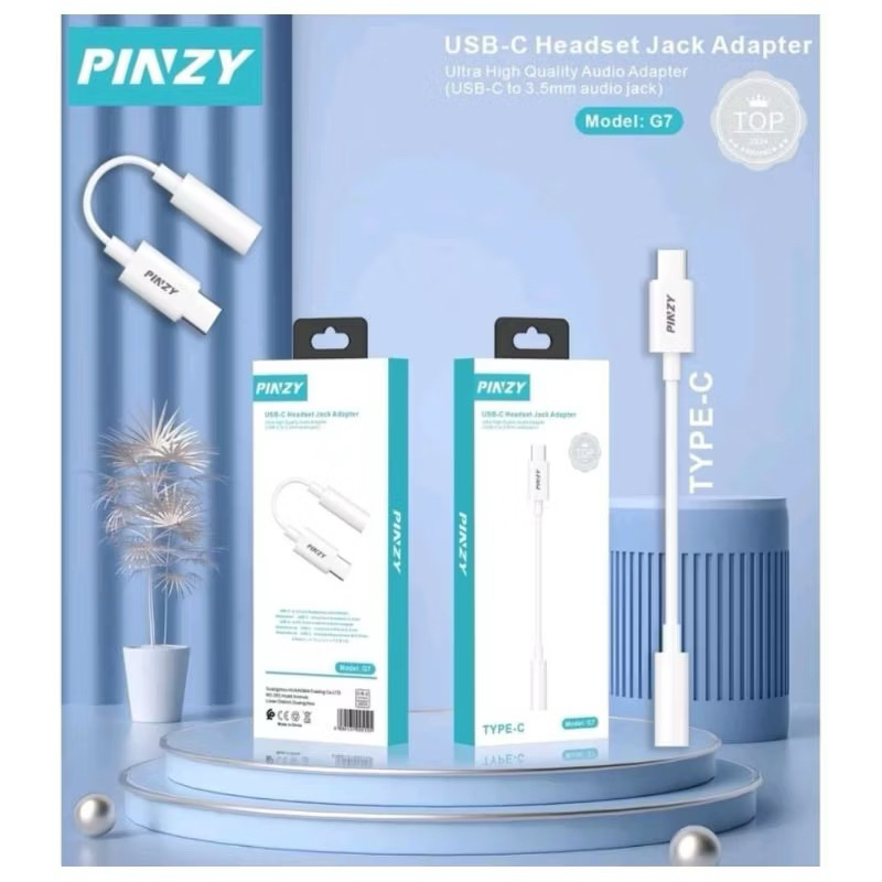 Jual SPLITER adapter pinzy USB-C to 3.5mm Headphone Jack Adapter ...