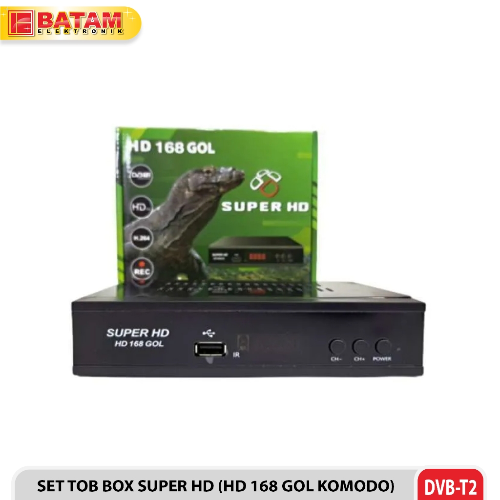 Jual SET TOP BOX STB KOMODO 168 GOL SUPER HD DIGITAL DVB T2 RECEIVER | Shopee Indonesia