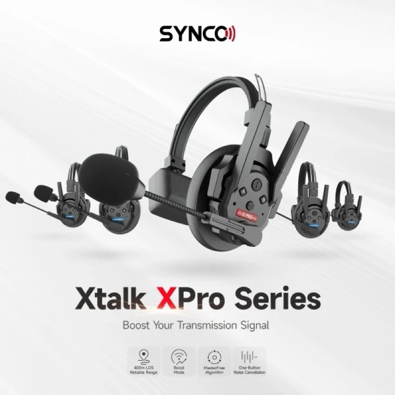 Jual Synco X-Talk X5 Wireless Intercom System Single-Ear Headsets (2.4 GHz) | Shopee Indonesia