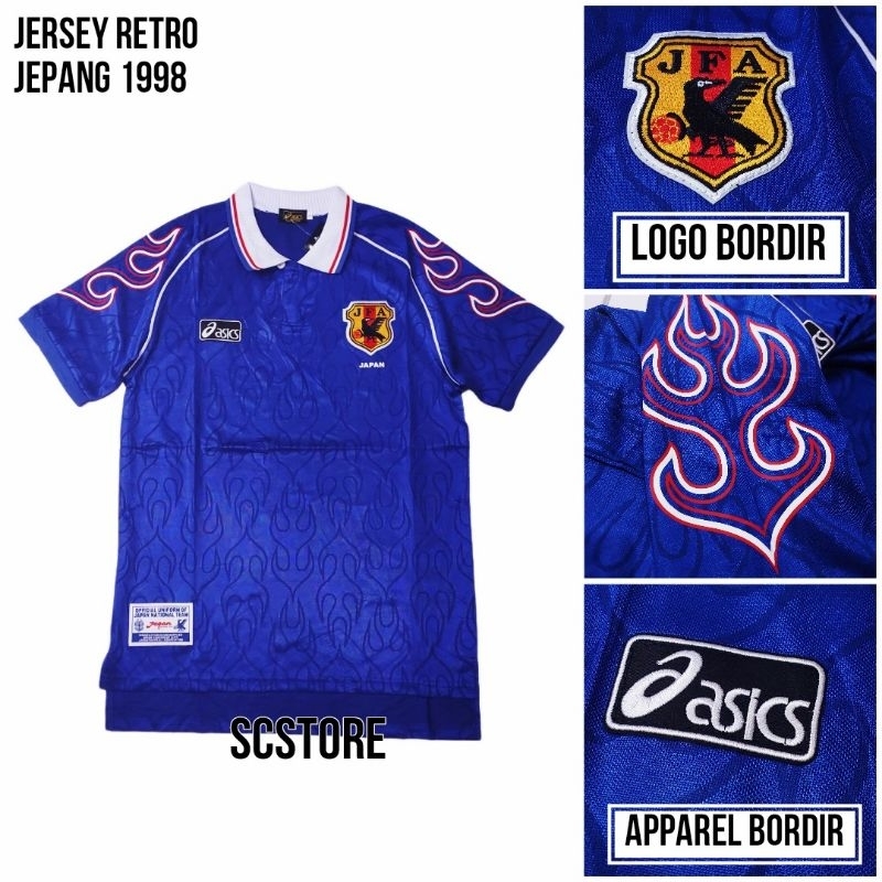 Jual Jersey Retro Jepang 1998/2000 Vintage Classic Klasik Rare Grade Ori | Shopee Indonesia