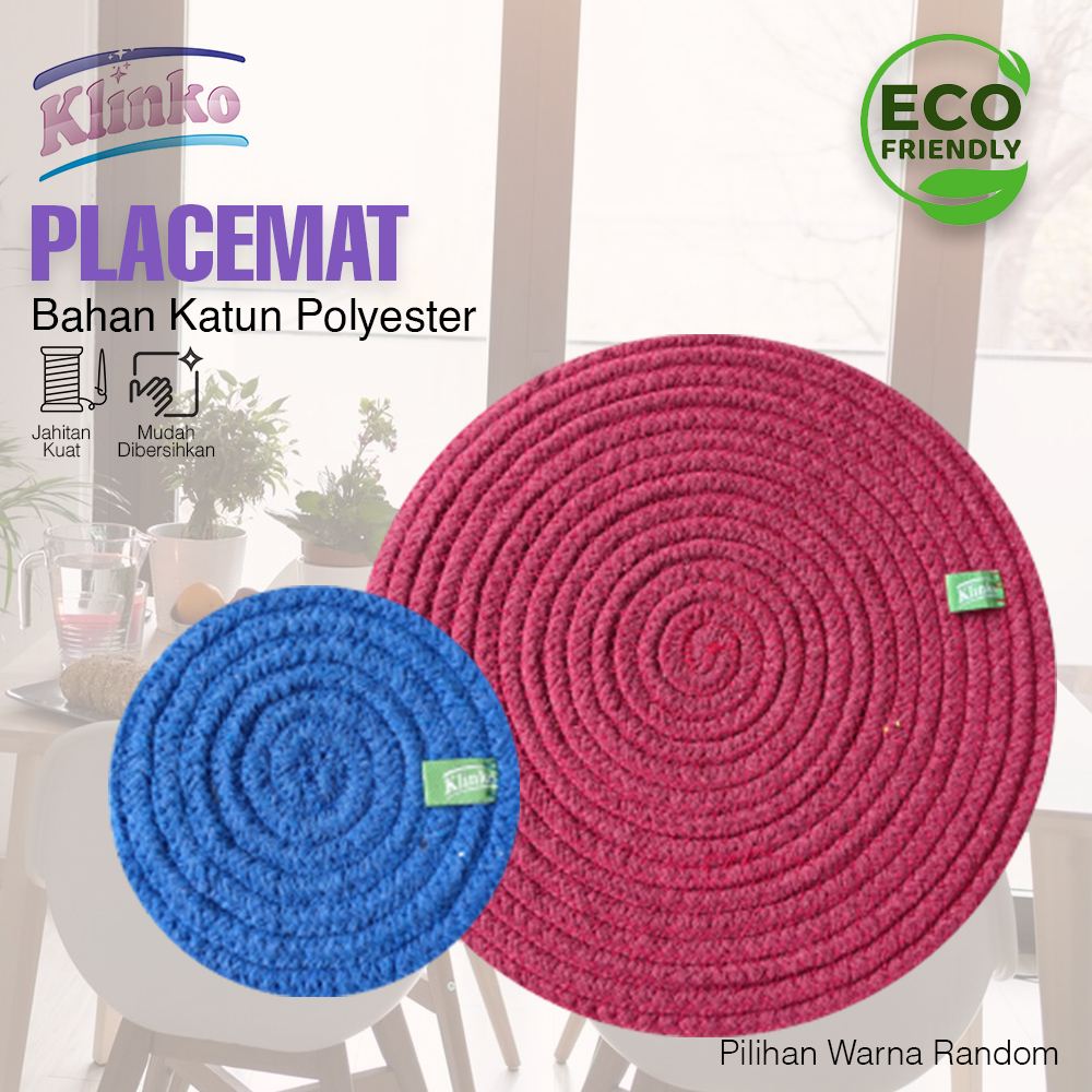 Jual Klinko Placemat Alas Piring Tatakan Gelas Anti Panas Insulation ...