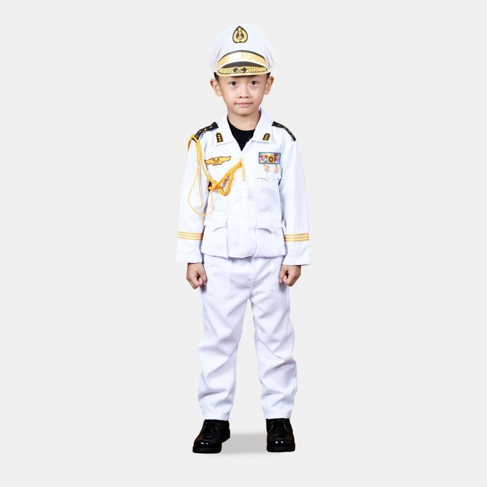 Jual BAJU PROFESI ANAK PDH TNI ANGKATAN LAUT/TNI AL/KOSTUM ANAK KARNAVAL/TNI/SETELAN PROFESI ...
