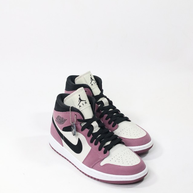 Jual Air Jordan 1 Mid SE Light Mulberry (100% Authentic) | Shopee Indonesia
