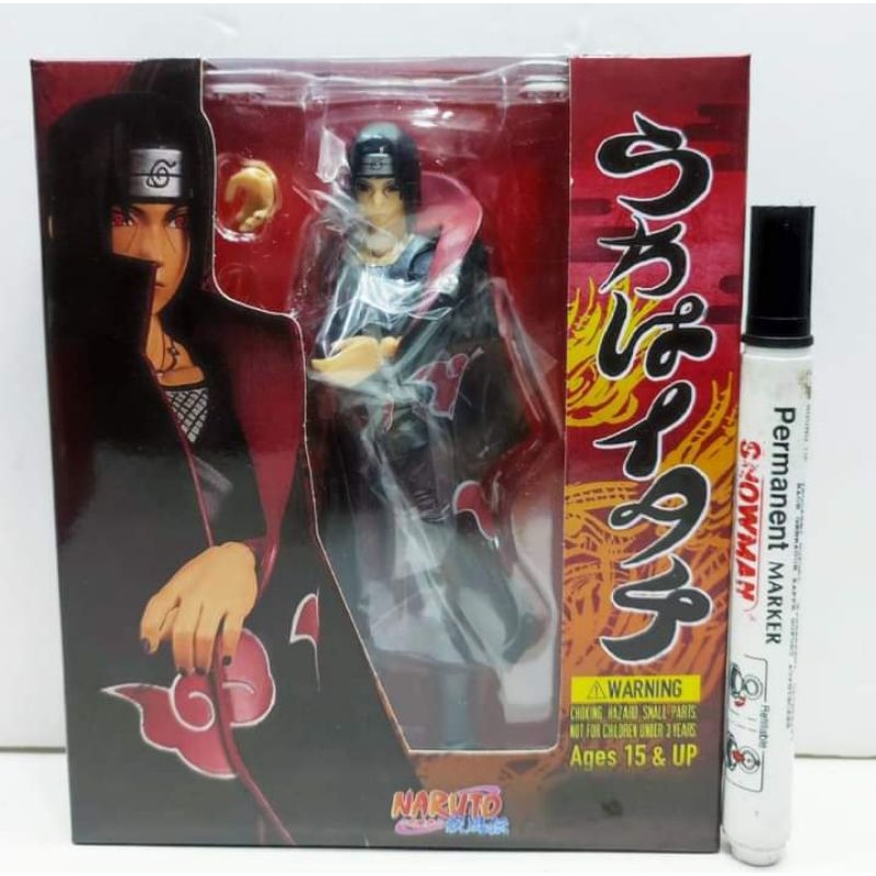 Jual mainan action figureshf itachi uchihanaruto series akatsuki tinggi ...