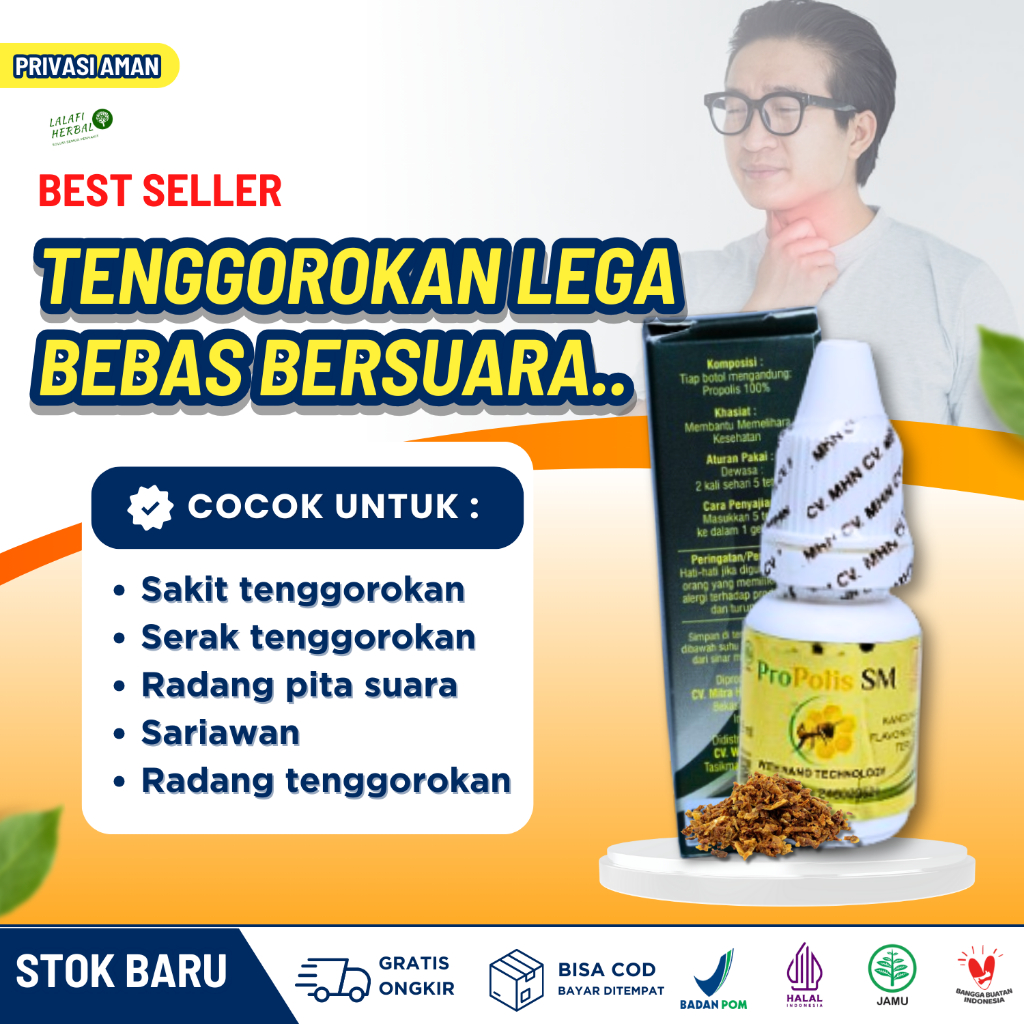 Jual Obat Serak Tenggorokan Suara Hilang Radang Pita Suara Parau Radang ...