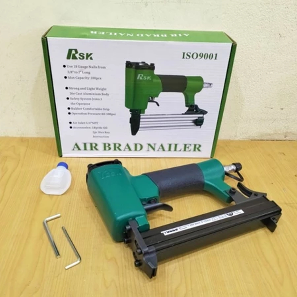 Jual Mesin Air Stapler 1022J RSK Alat Paku Tembak Angin 1022j RSK Paku U Mesin Staples Furniture ...