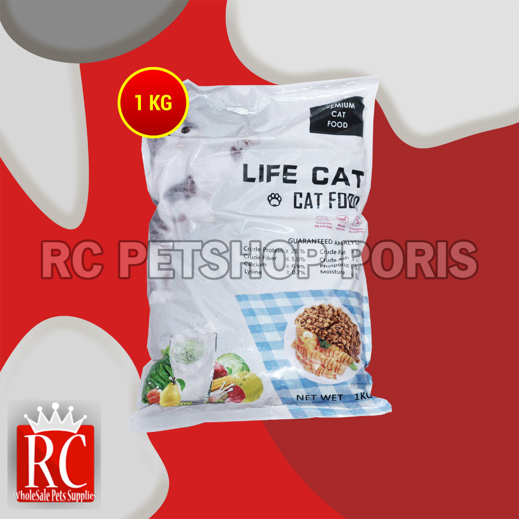 Jual Life Cat Makanan Kucing Premium Repacking 1 Kg | Shopee Indonesia