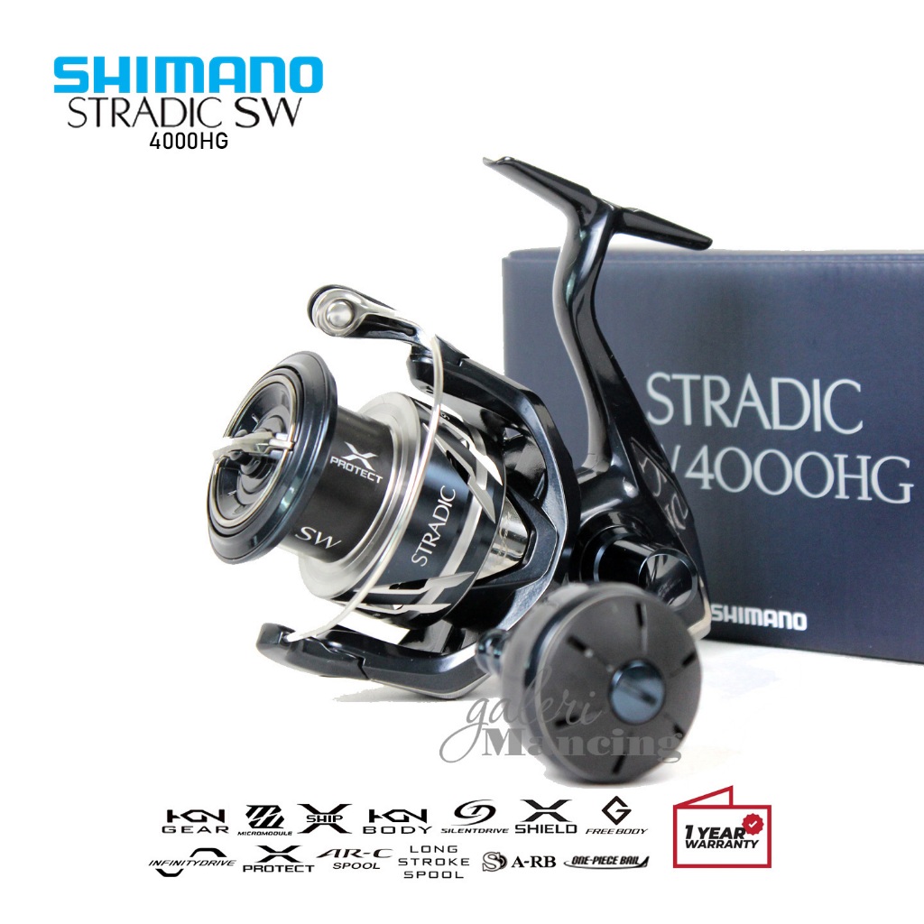 Jual Reel Shimano STRADIC SW NEW 2024 4000 || 6000 || 8000 || 10000 GARANSI RESMI SHIMANO 1 ...