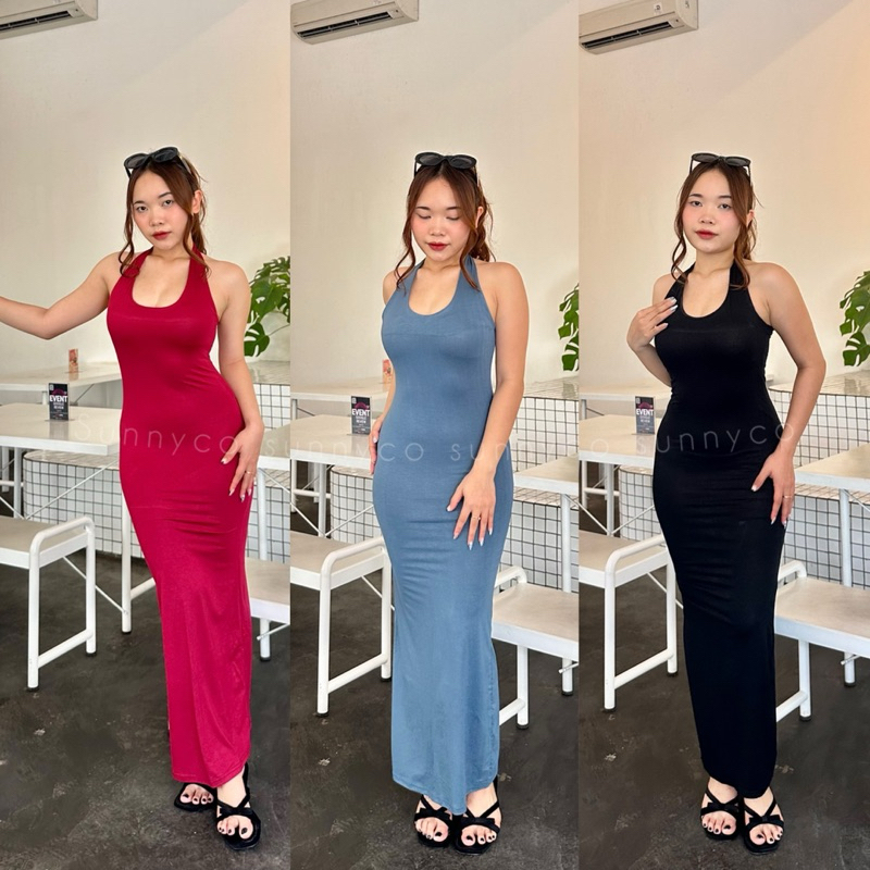 Jual JENNY DRESS BODYCON / DRESS PANJANG / GAUN WANITA PRESBODY ...
