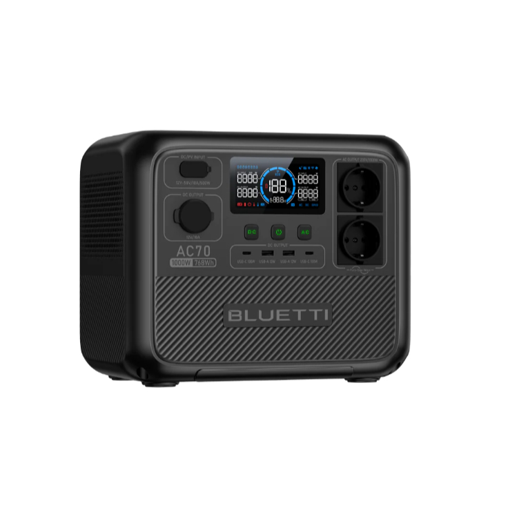 Jual BLUETTI AC70 Portable Power Station | Output 1000W, Kapasitas ...