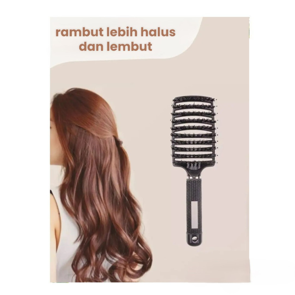 Jual Sisir Rambut Anti Kusut Premium – Vent Brush Anti Rontok, Ringan ...