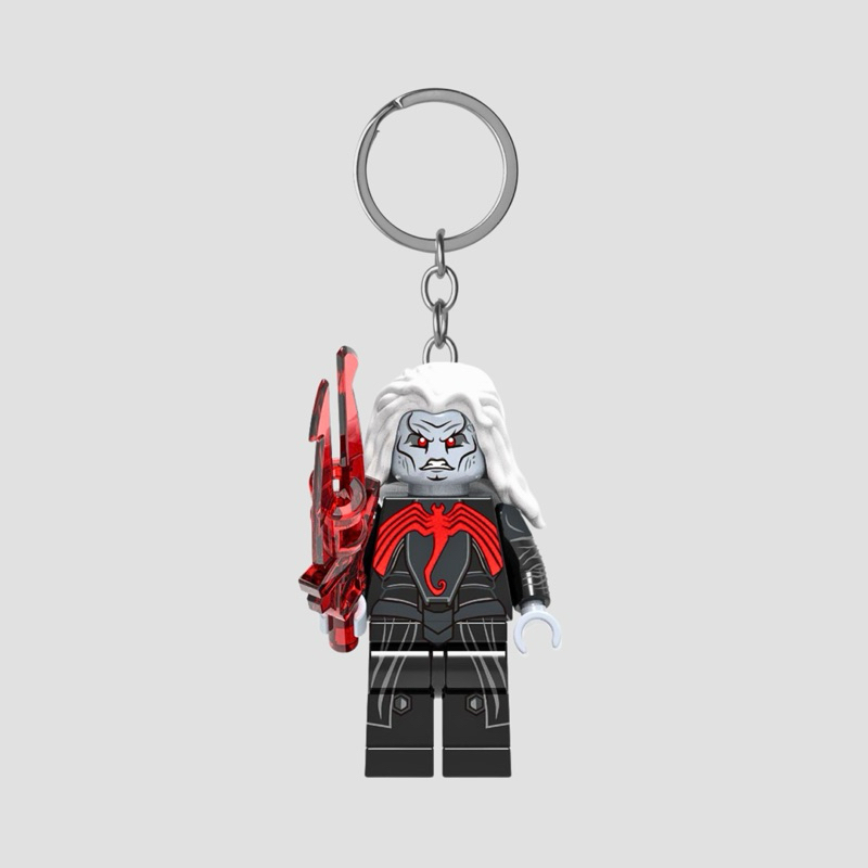 Jual Dhis Project Shiny Keychain LEGO Minifigure Knull Creator Symbiote ...