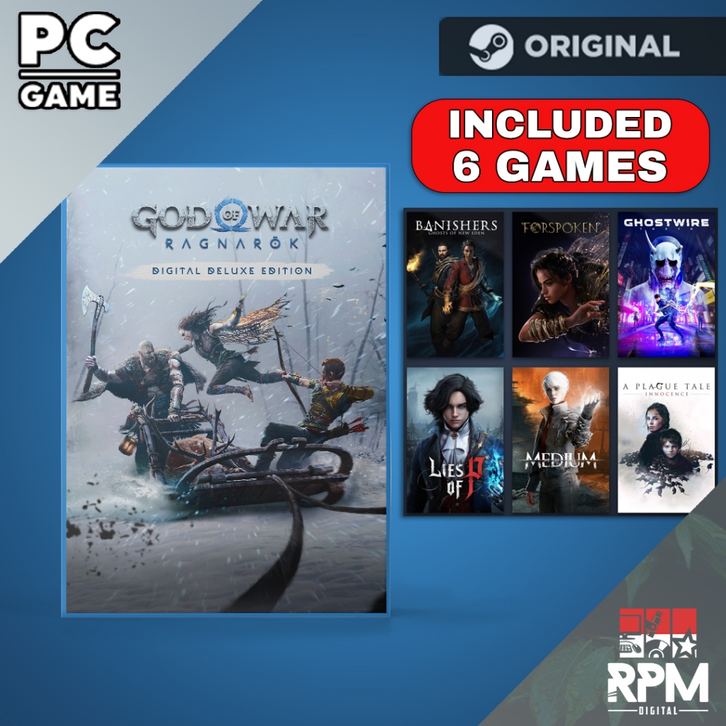 Jual God of War Ragnarok Deluxe Edition - PC GAMES ORIGINAL | Shopee ...