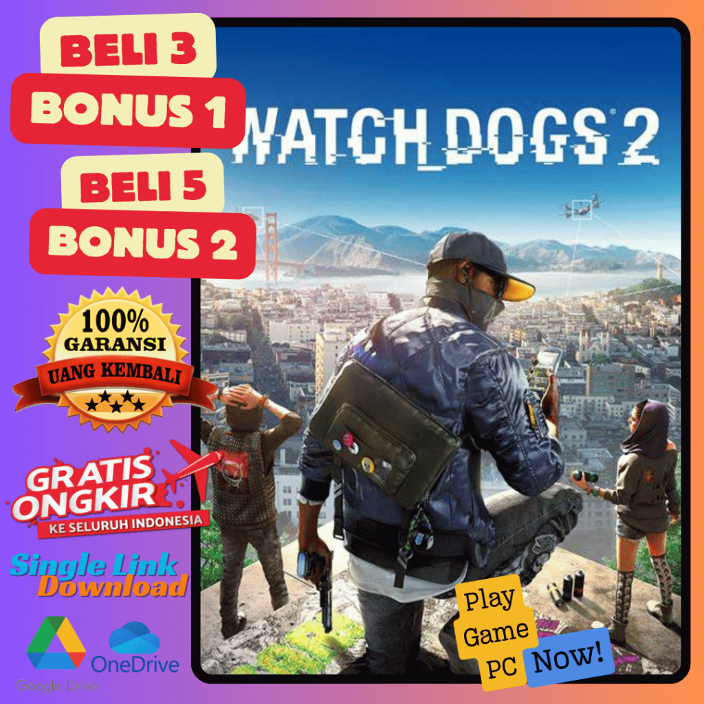 Jual Watch Dogs 2 Game PC dan Laptop - Download Single Link | Shopee ...
