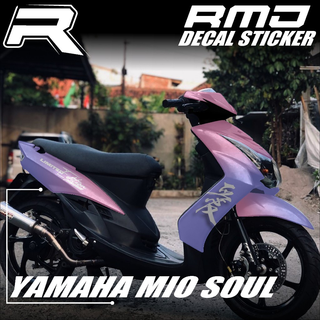 Jual Decal Sticker Full Body Yamaha Mio Soul Karbu - Stiker Striping ...