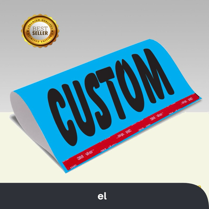 Jual variasi label tag mobil motor modifikasi unik custom design suka ...