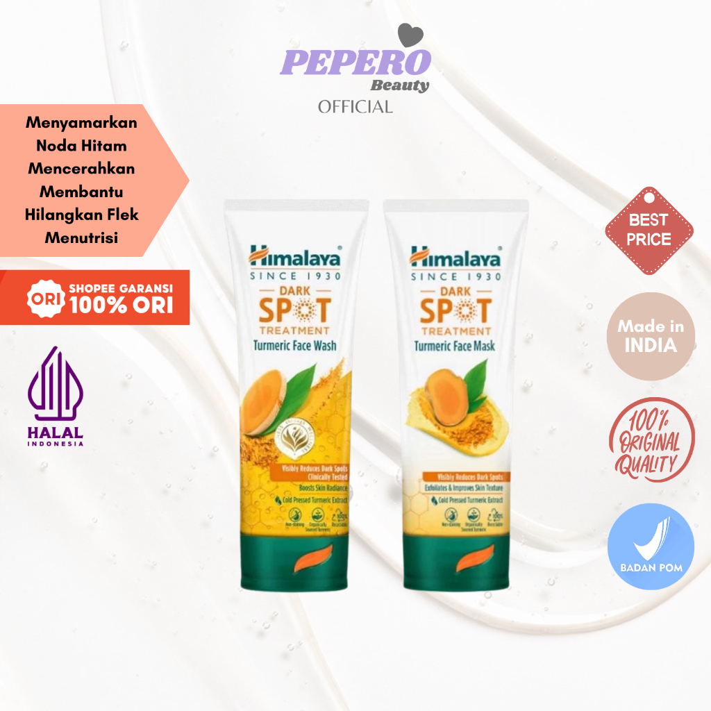Jual HIMALAYA Dark Spot Treatment Turmeric Face wash 100ml | Face Mask ...