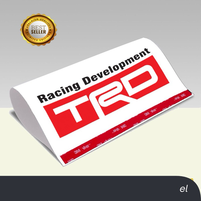 Jual TRD label tag sign sticker mobil motor variasi modifikasi | Shopee ...