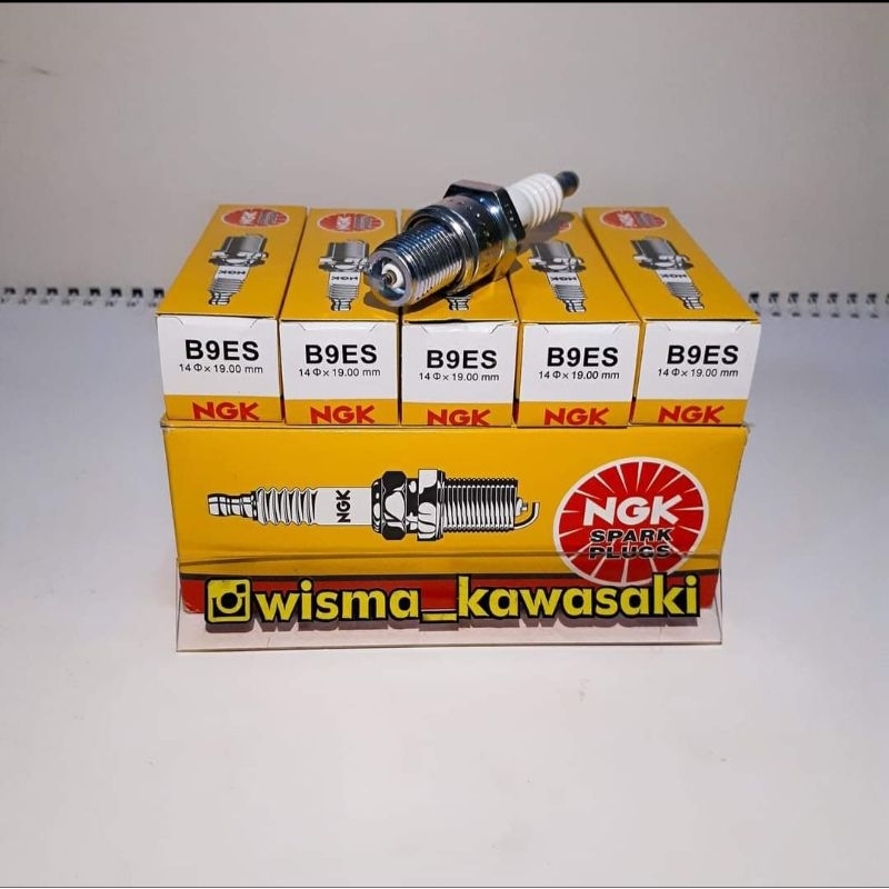 Jual Busi NGK B9ES B 9 ES Ninja R SS RR Satria RU NSR SP Original ...