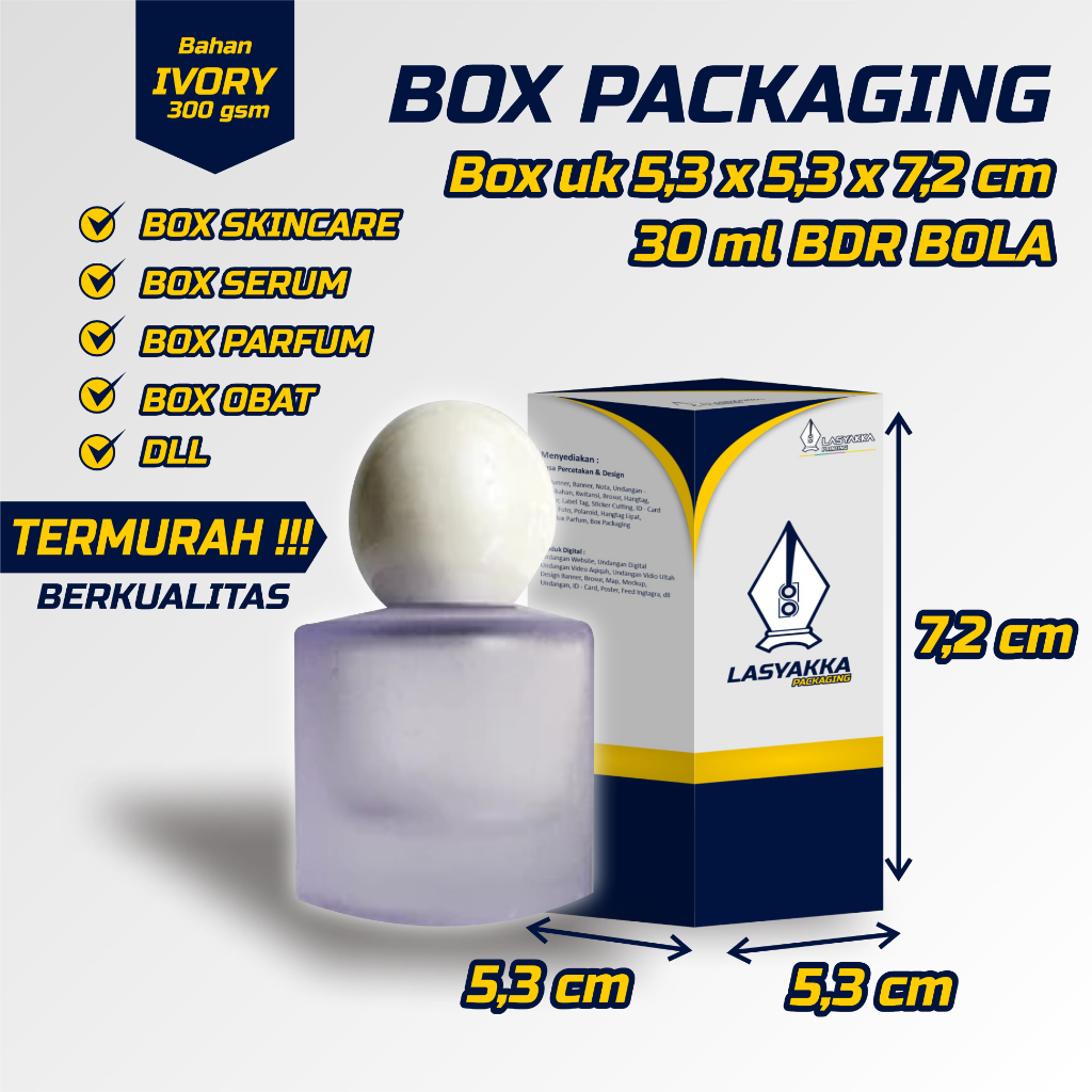 Jual box packaging bdr bola custom / box bdr bola custom design / box ...