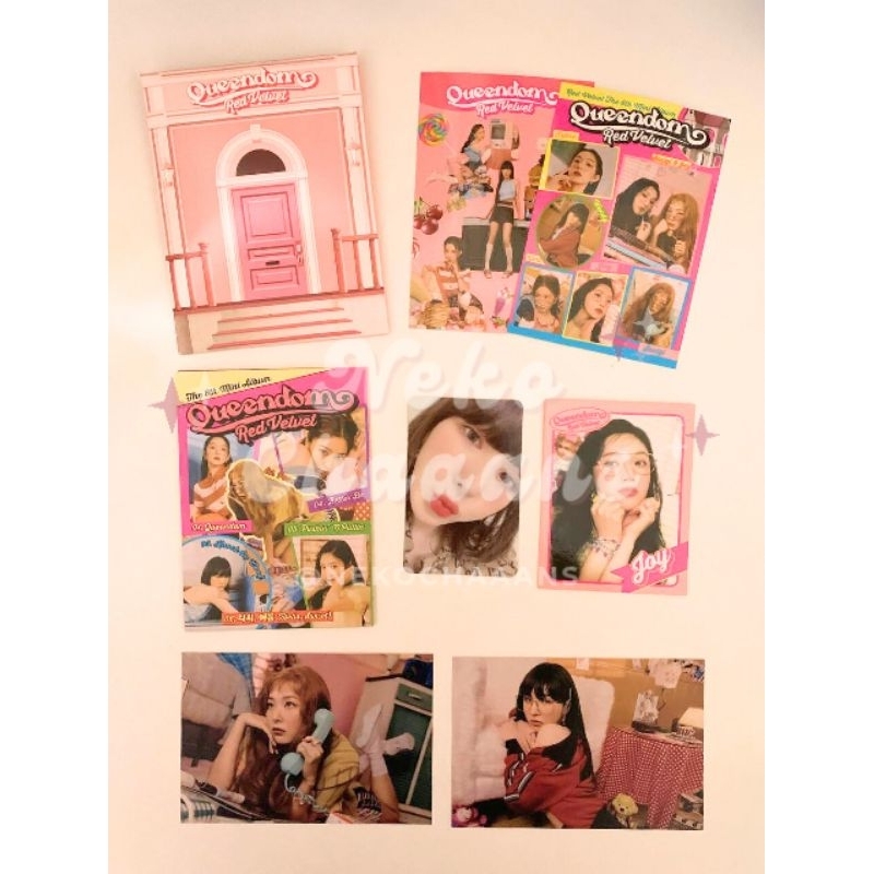 Jual RED VELVET QUEENDOM GIRLS VERSION WENDY PHOTOCARD SEULGI JOY ...