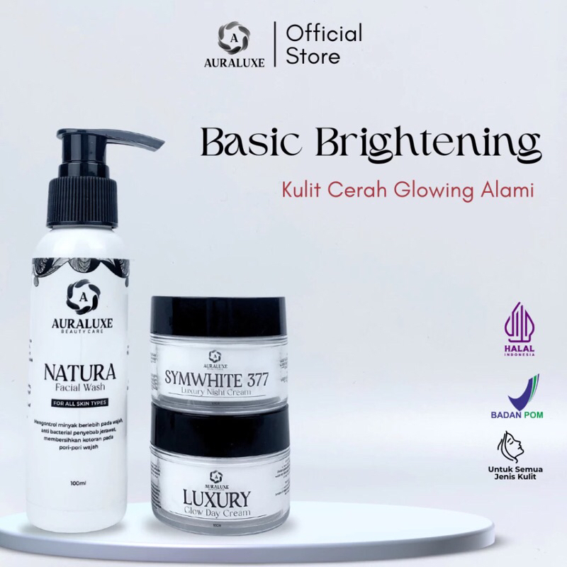 Jual AURALUXE BASIC BRIGHTENING PACKAGE | Shopee Indonesia