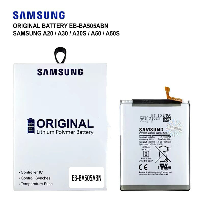 Jual BATERAI SAMSUNG A20 / A205 / A205f / A30 / A305 / A30s / A307 /A50/A505/A505f/A50s/A507 ...