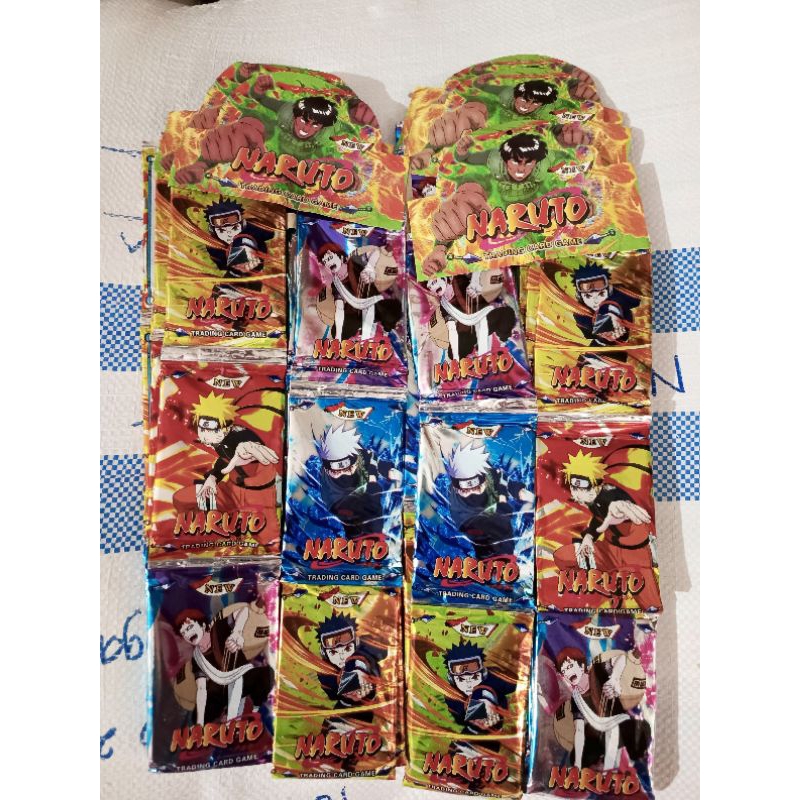 Jual KARTU ONE PIECE NARUTO RENTENGAN 12SACHET / 96pcs KARTU TRADING ...