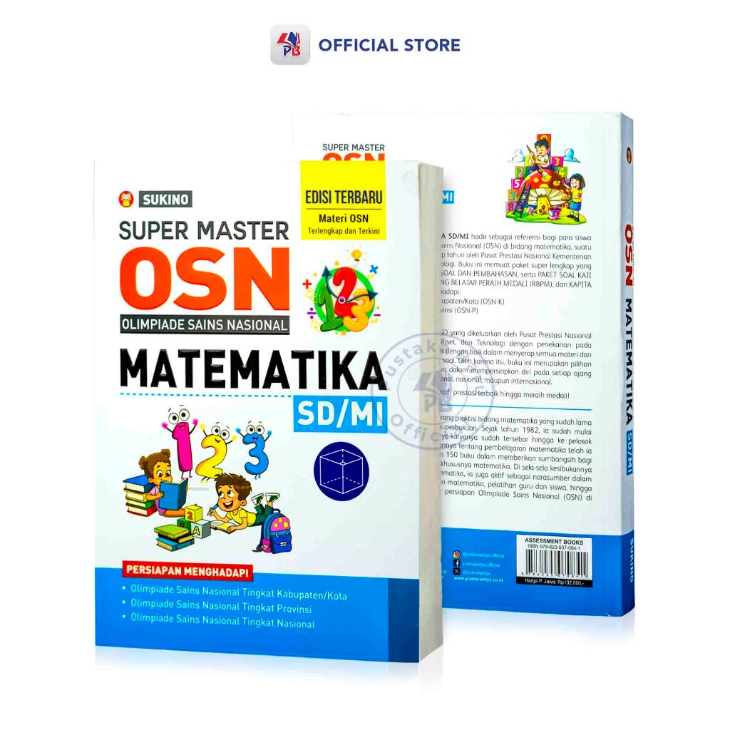 Jual Buku OSN Matematika / Super Master OSN Matematika SD/MI Edisi Terbaru – Sukino / Yrama ...