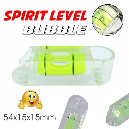 Jual Mini Spirit Water pass 15x15x54mm Bubble level Kotak Sisi Bulat ...