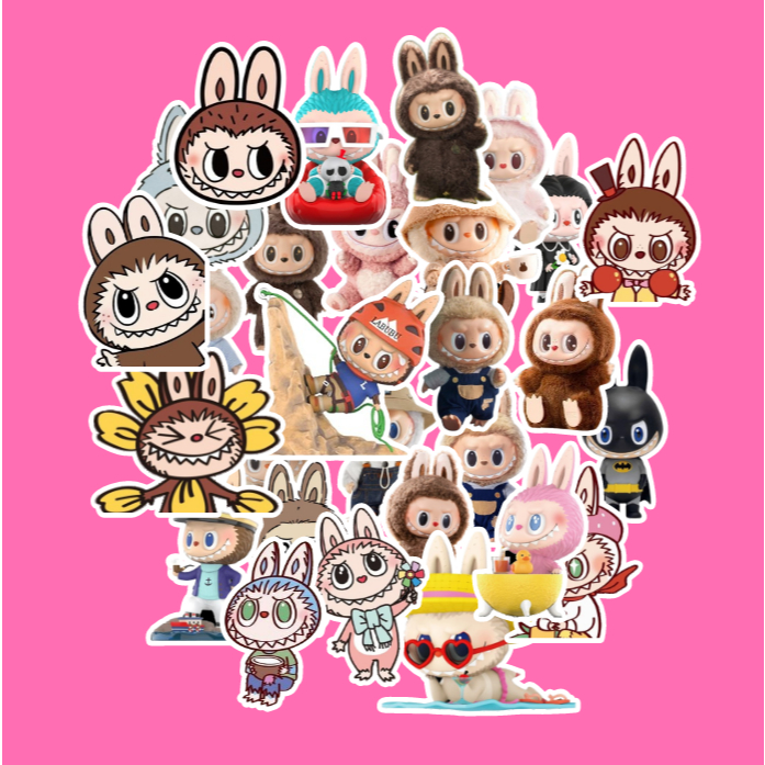 Jual Stiker Pack LABUBU Lucu Kekinian Aesthetic HP Laptop Tab Notebook ...