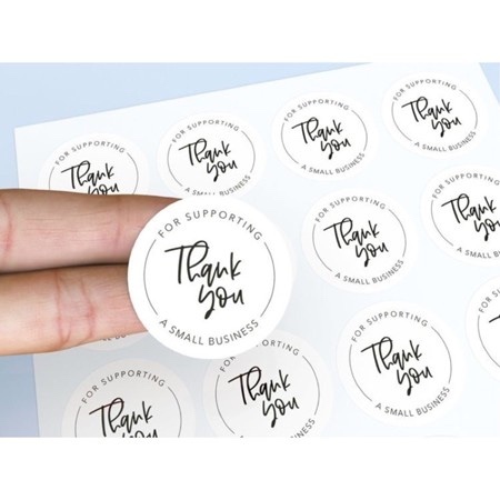 Jual Cetak Sticker Label Bulat UKURAN BESAR UMKM CUSTOM DESIGN PALING ...