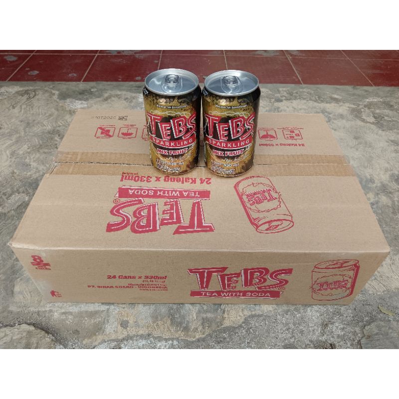 Jual Tebs Kaleng Tea With Soda 330 ML 1 Dus | Shopee Indonesia