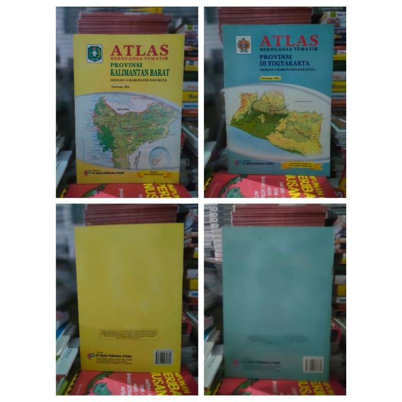 Jual ATLAS Bernuansa Tematik Provinsi Di Yogyakarta Dengan 5 Kabupaten ...